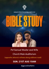 church bible study flyer Template | PosterMyWall