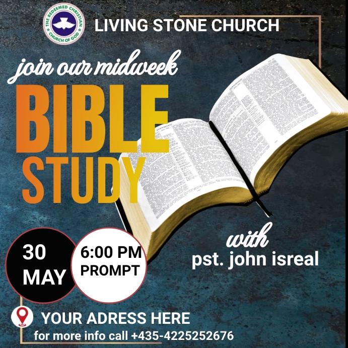 Plantilla de Bible study | PosterMyWall