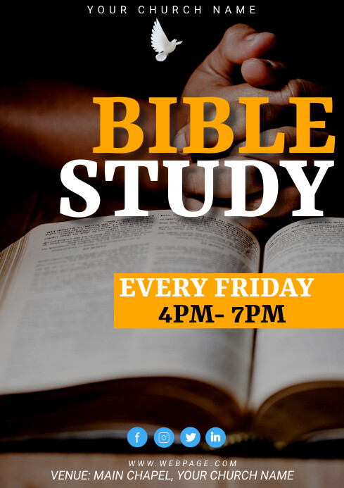 bible study Template | PosterMyWall