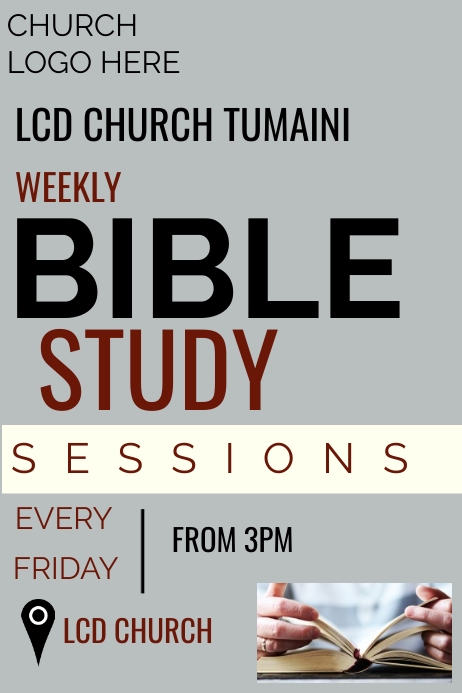 BIBLE STUDY Template | PosterMyWall