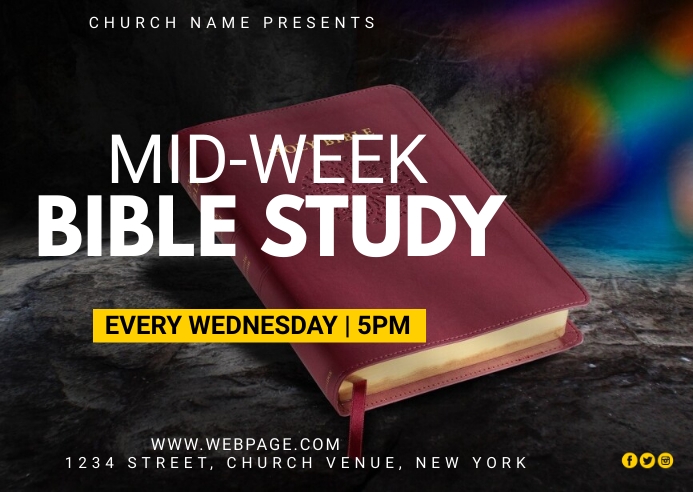 bible study Template | PosterMyWall