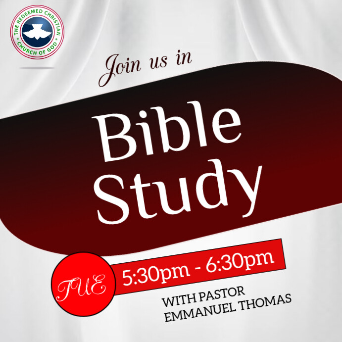 BIBLE STUDY Template | PosterMyWall