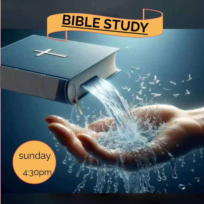 Copy of Bible study | PosterMyWall