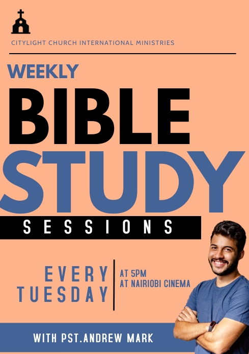 Bible Study Template | PosterMyWall