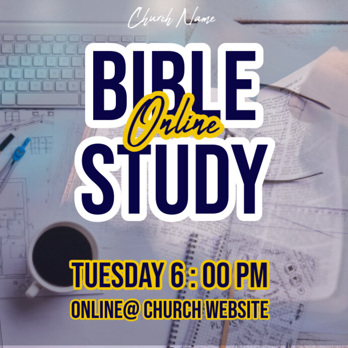 Plantilla de bible study | PosterMyWall