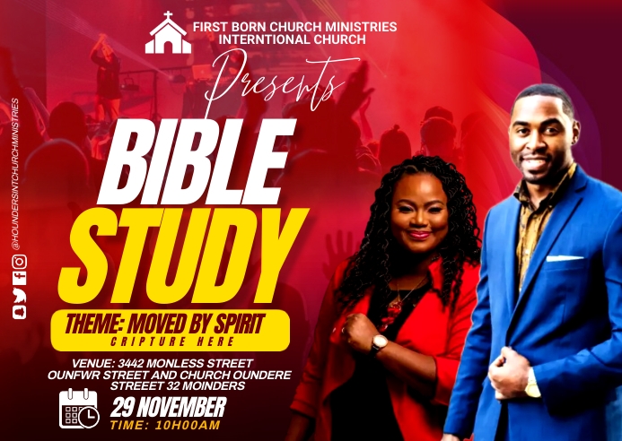 bible study Template | PosterMyWall