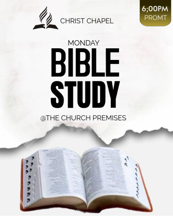 BIBLE STUDY Template | PosterMyWall