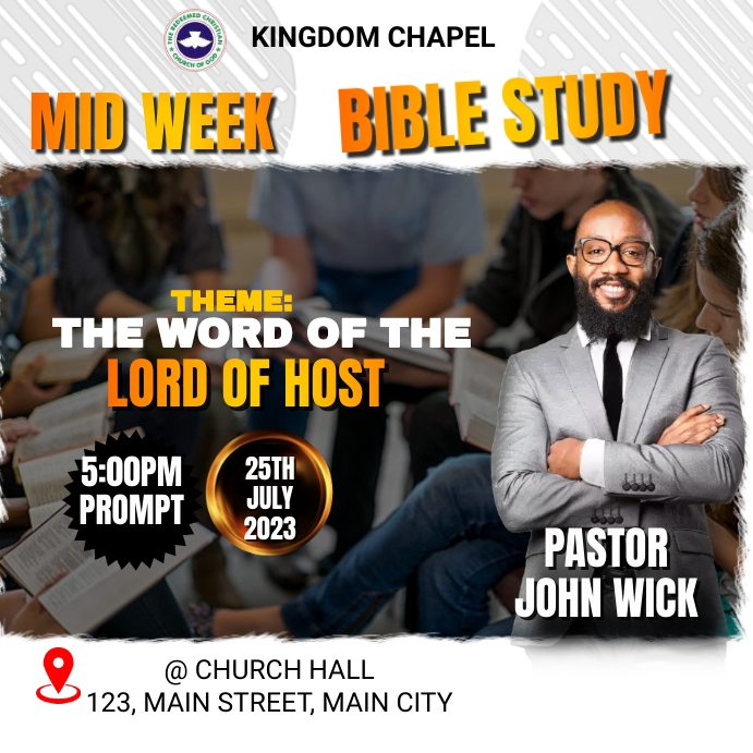 BIBLE STUDY Template | PosterMyWall