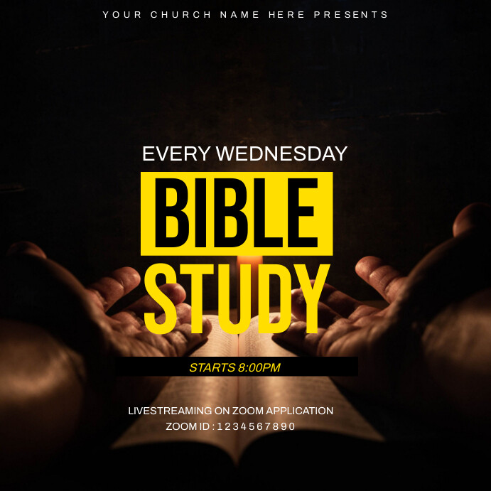 bible study Template | PosterMyWall