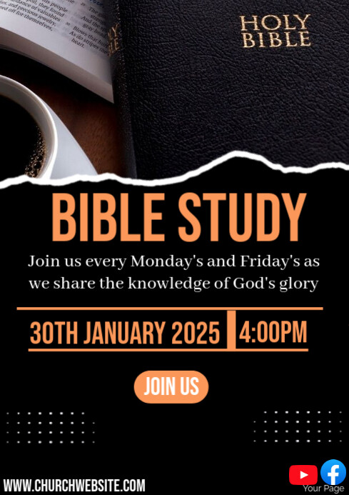 Bible study Template | PosterMyWall