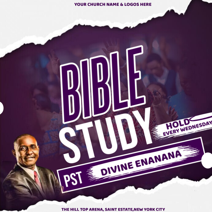 Bible study Template | PosterMyWall