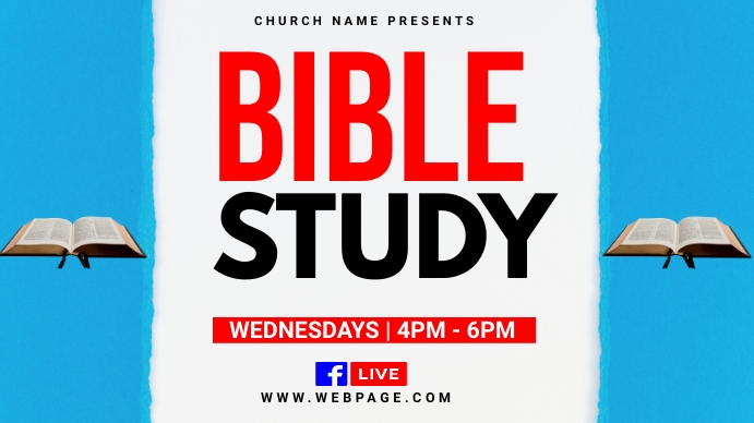 BIBLE STUDY Template | PosterMyWall