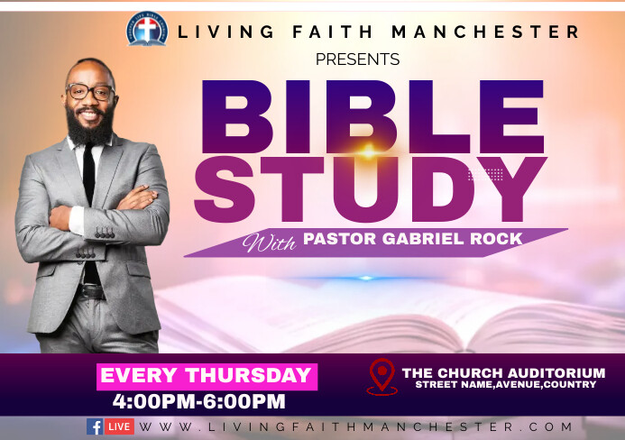 BIBLE STUDY Template | PosterMyWall