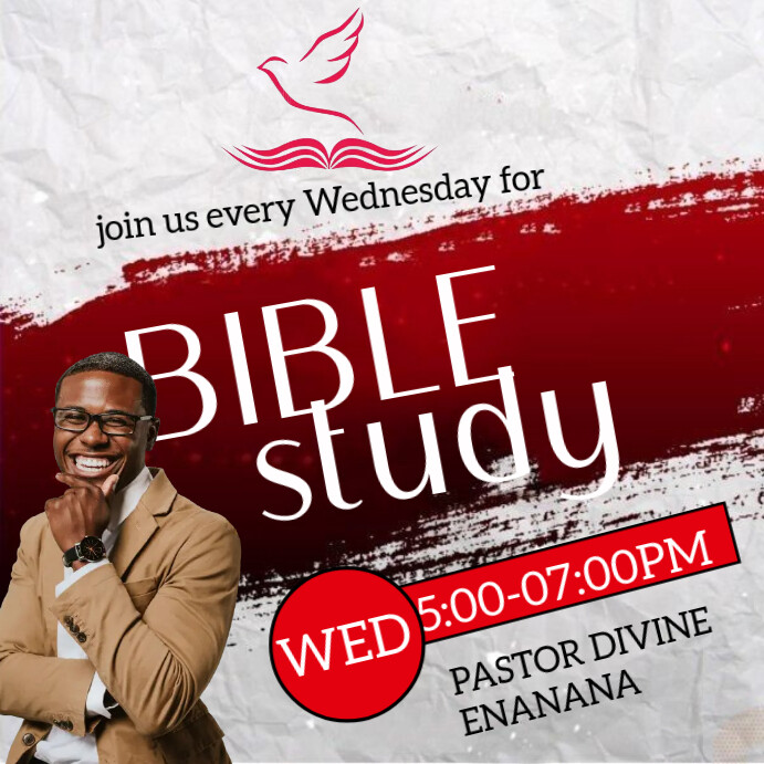 Modèle Bible study | PosterMyWall