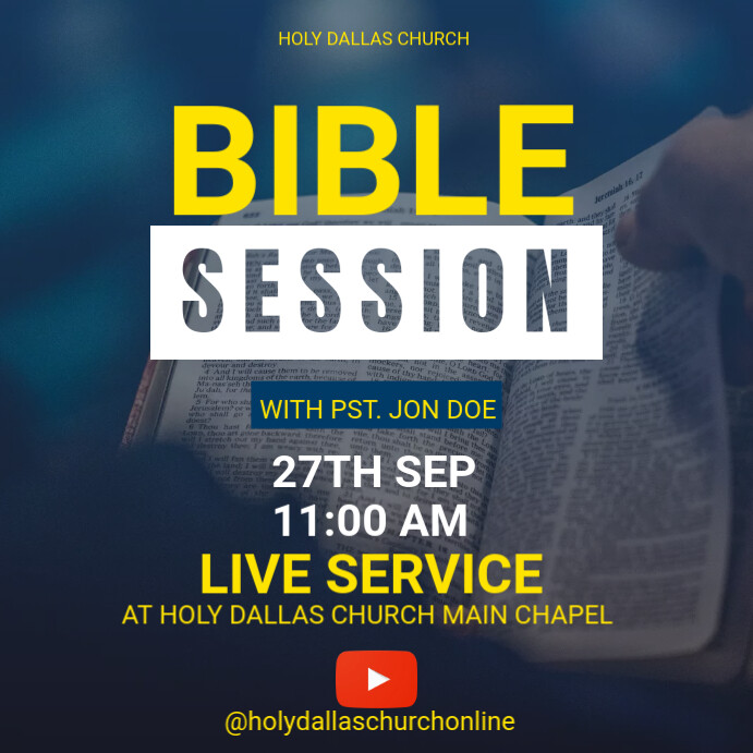 bible study Template | PosterMyWall