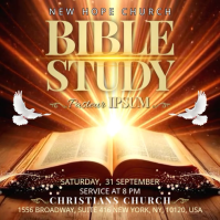 Brown Bible Study Event Instagram Post Video Template | PosterMyWall