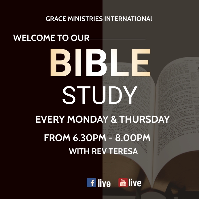 Bible study exposition Template | PosterMyWall