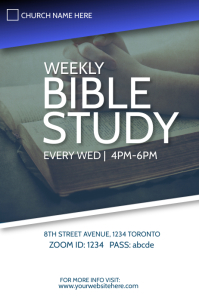 bible study flyer Template | PosterMyWall