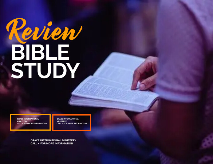 Bible Study Flyer Templat | PosterMyWall