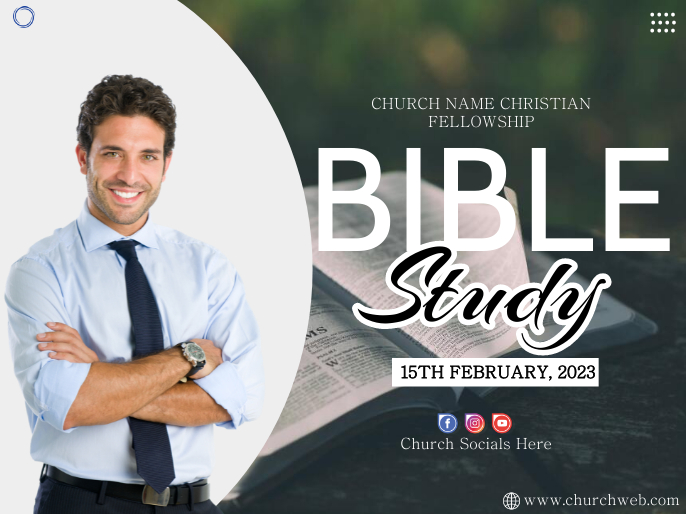 bible study flyer Template | PosterMyWall