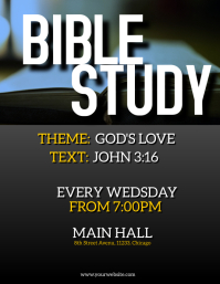 bible study flyer Template | PosterMyWall