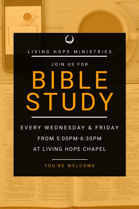 Bible study flyer Template | PosterMyWall