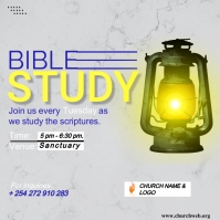 Bible Study Flyer Template | PosterMyWall