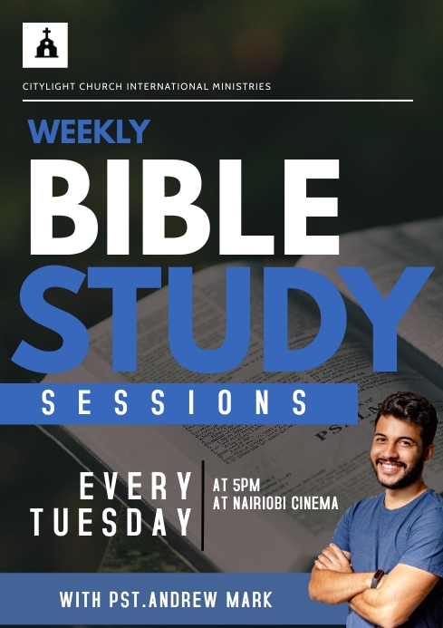Bible Study flyer Template | PosterMyWall