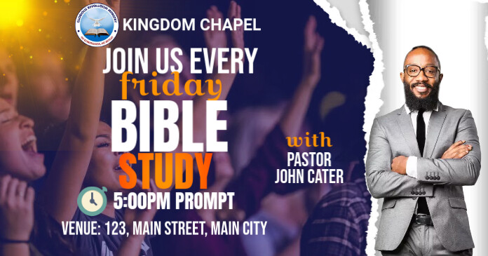Bible study flyer Template | PosterMyWall