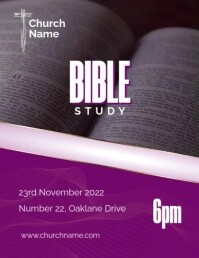 Bible Study sign up sheet Template | PosterMyWall