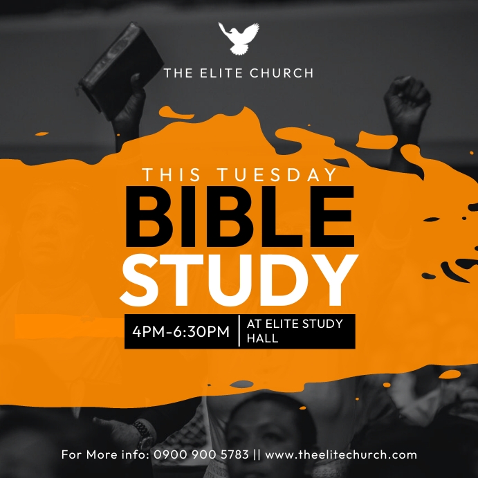 Copy of Bible study flyer | PosterMyWall
