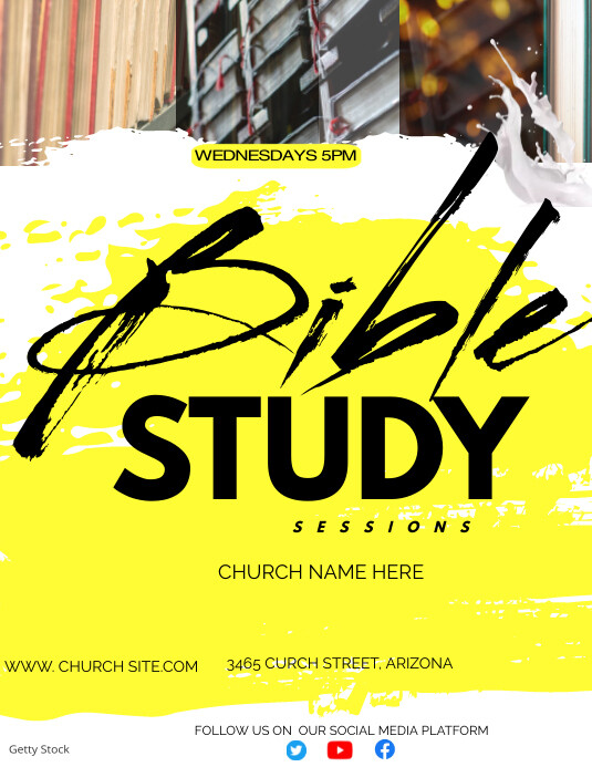 bible study FLYER Template | PosterMyWall