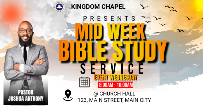 Bible study flyer Template | PosterMyWall