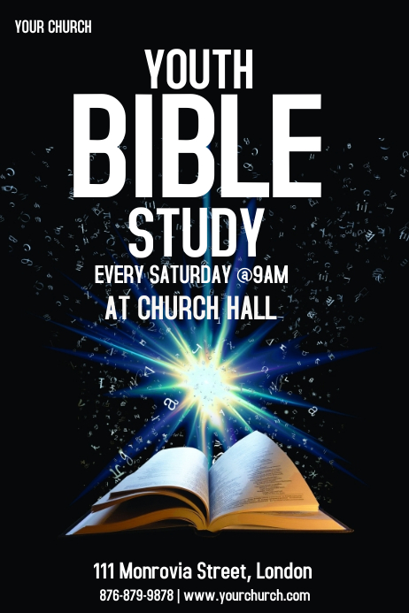 Bible study flyer Template | PosterMyWall