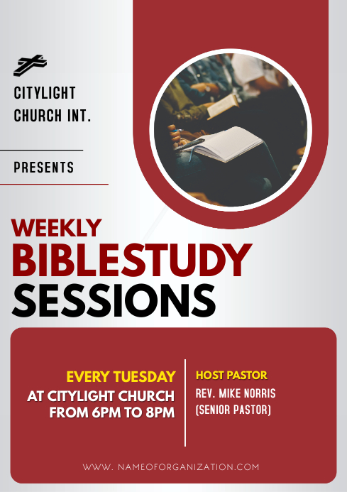 bible study flyer Template | PosterMyWall