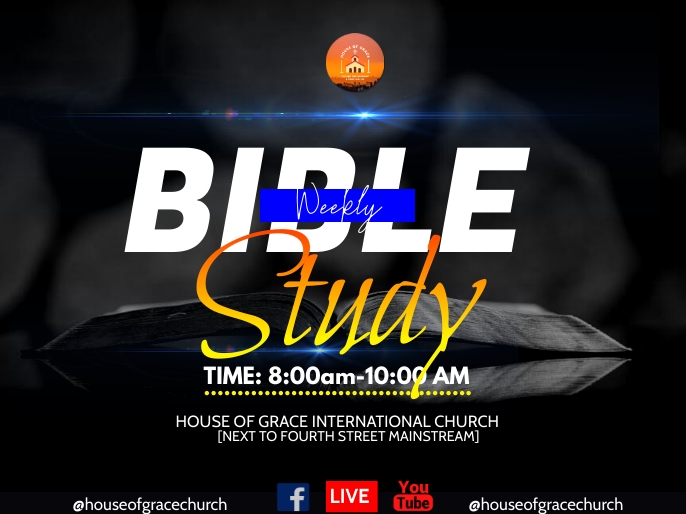bible study flyer Template | PosterMyWall