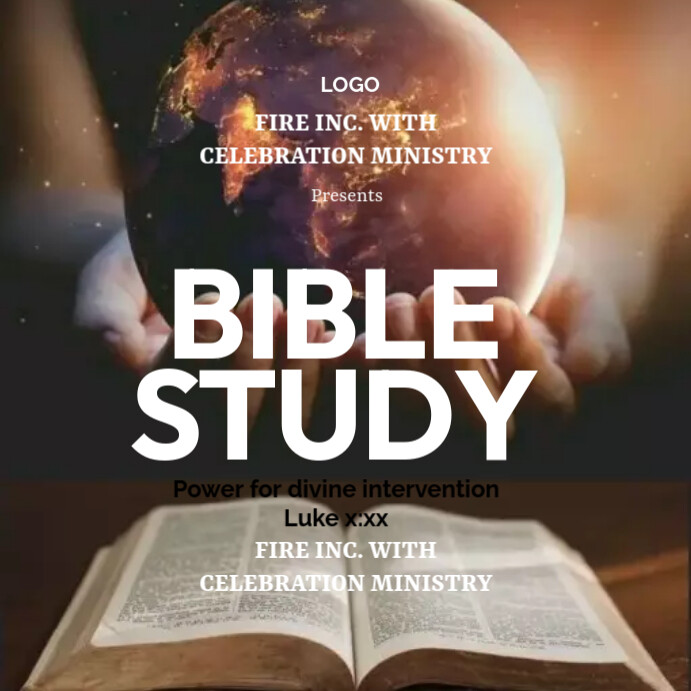Bible Study Flyer Templat | PosterMyWall