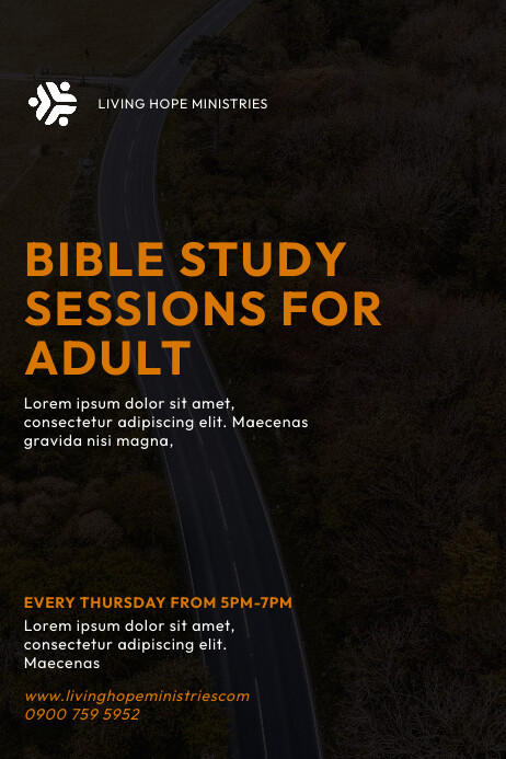 Bible study flyer Template | PosterMyWall