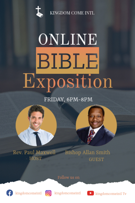 Bible study flyer Template | PosterMyWall