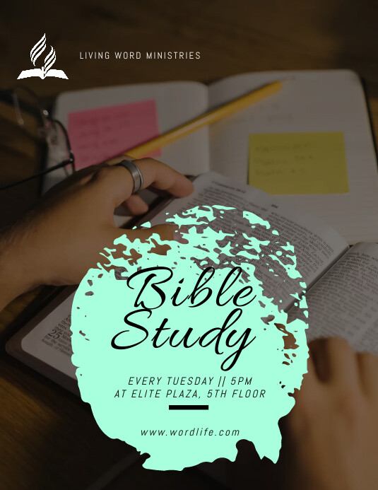 Bible study flyer Template | PosterMyWall