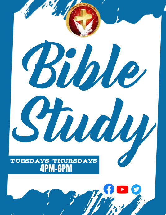 bible study FLYER Template | PosterMyWall