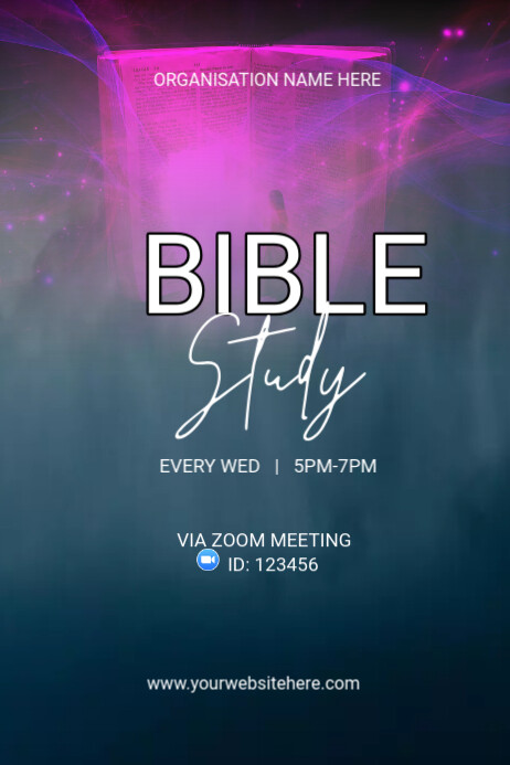 bible study flyer Template | PosterMyWall
