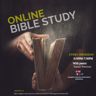 Bible study flyer poster template | PosterMyWall