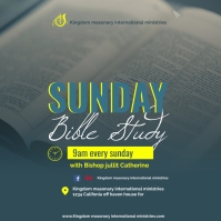 Bible study poster Template | PosterMyWall