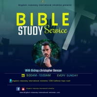 Bible study poster Template | PosterMyWall