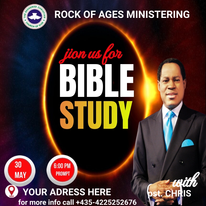 Copy of bible study flyer template | PosterMyWall