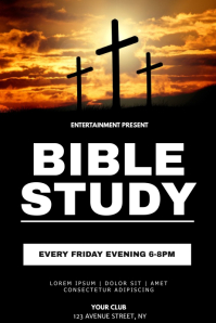 Bible study flyer template | PosterMyWall