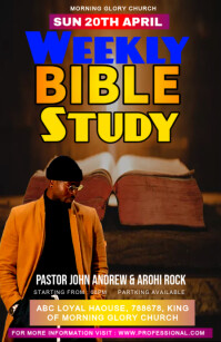 Bible study online ad Template | PosterMyWall
