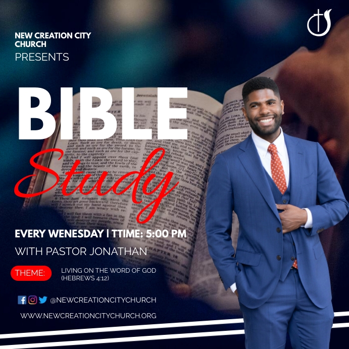 BIBLE STUDY POSTER Template | PosterMyWall