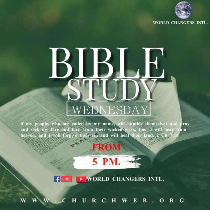 Bible study poster Template | PosterMyWall